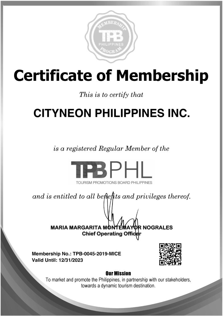 Membership & Accreditation – Cityneon Philippines, Inc.